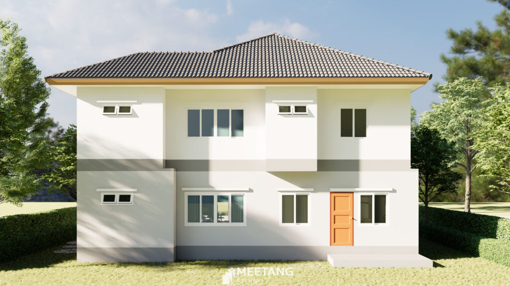 แบบบ้านพักอาศัย ค.ส.ล. 2 ชั้น - MeetangStudio