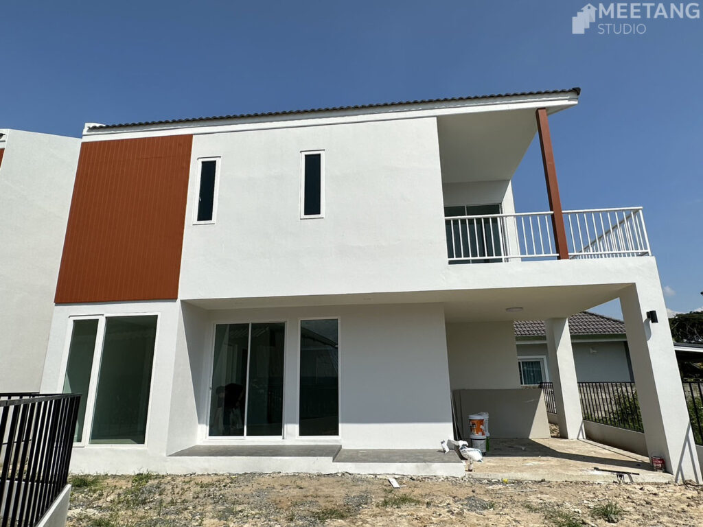 งานก่อสร้างบ้านพักอาศัย ค.ส.ล. 2 ชั้น - MeetangStudio